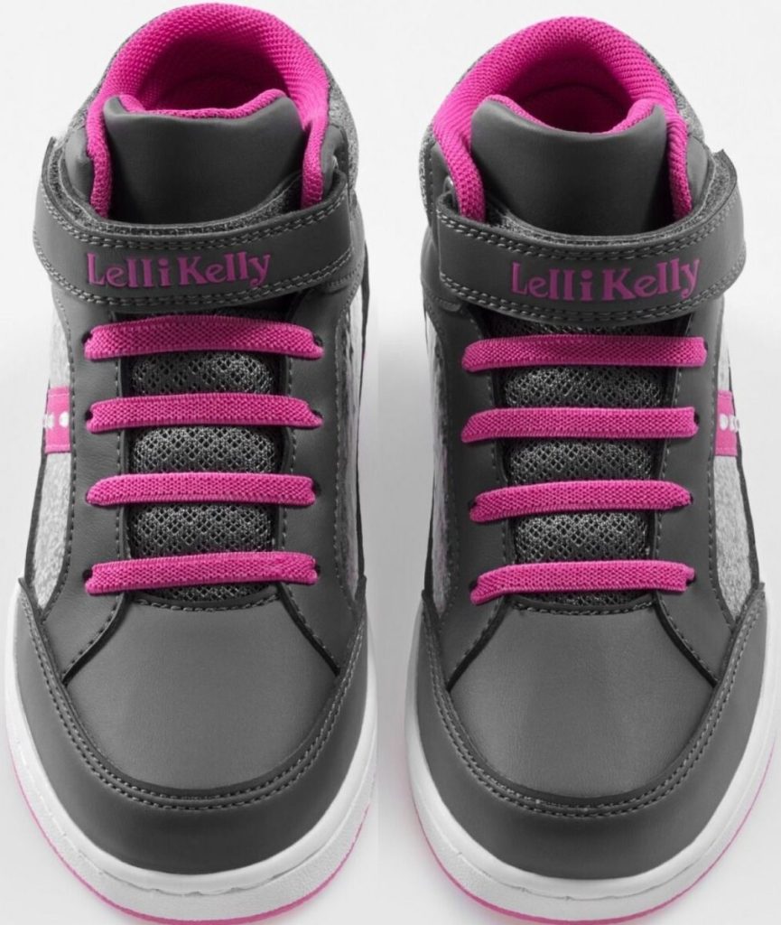 Lelli Kelly Lk 7822 Grey Ankle Boot Hi-tops Shoes - Lelli Kelly Kids